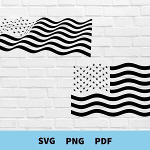 American Flag Svg for Cricut and Silhouette, USA Flag Cut File ...