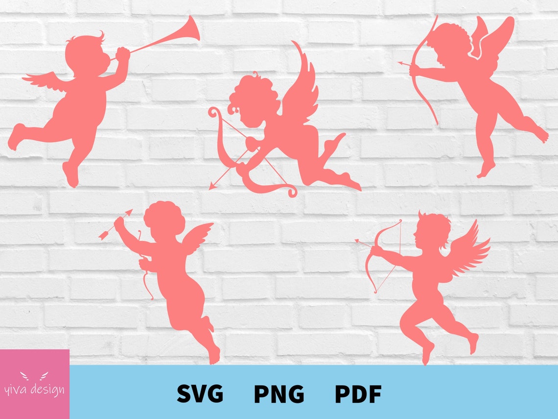 Cupid Svg Bundle Cupid Svg Cupid Clipart Cupid Silhouette | Etsy