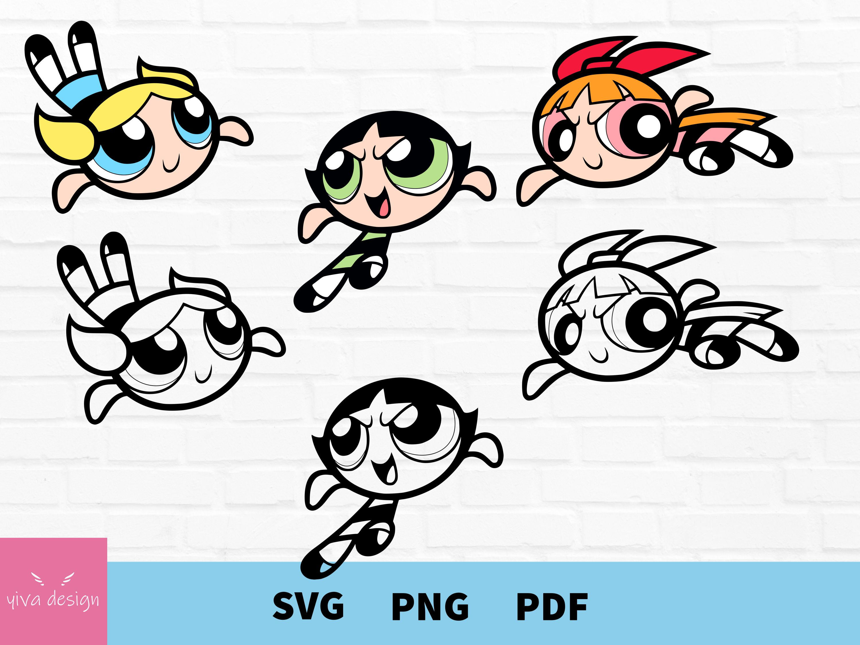 Powerpuff Girls Svg The Powerpuff Girls Svg Blossom Svg Etsy