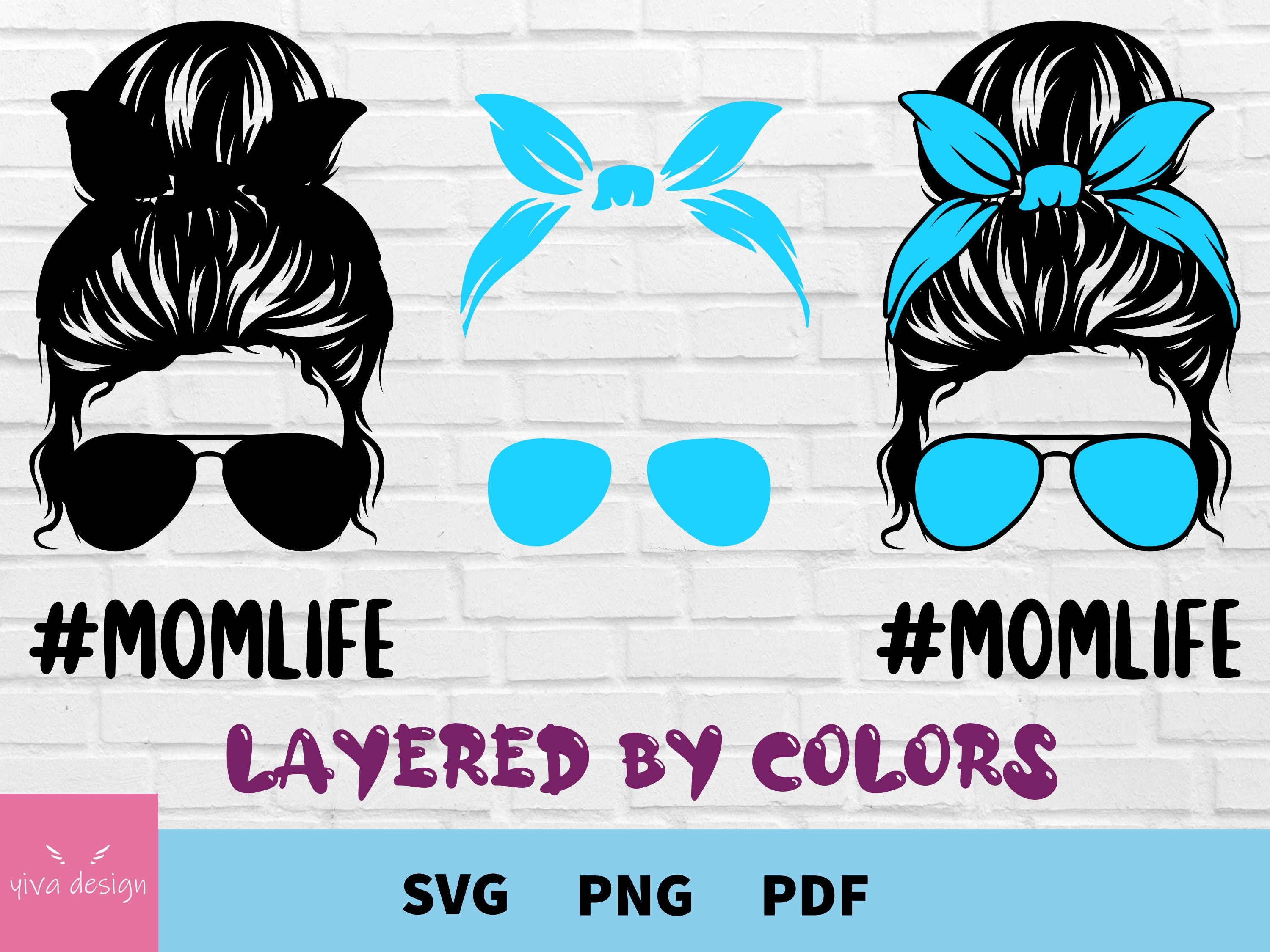Mom Life Kid Life Svg Mom Life Svg Mom Life Cut Files Messy - Etsy