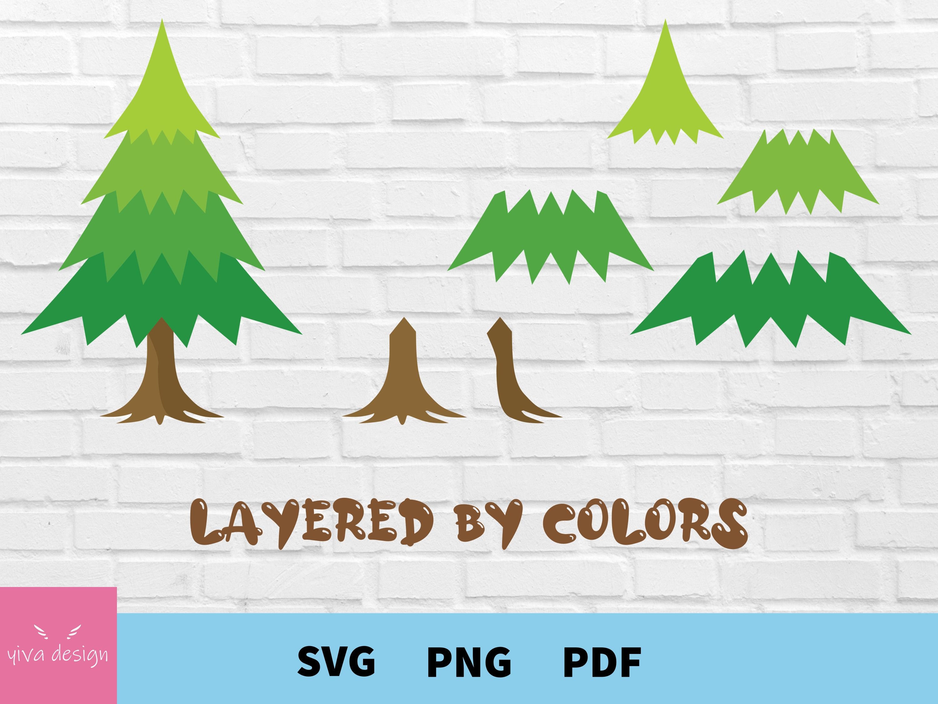 Christmas Tree Svg Pine Tree Svg Christmas Tree Svg Bundle - Etsy