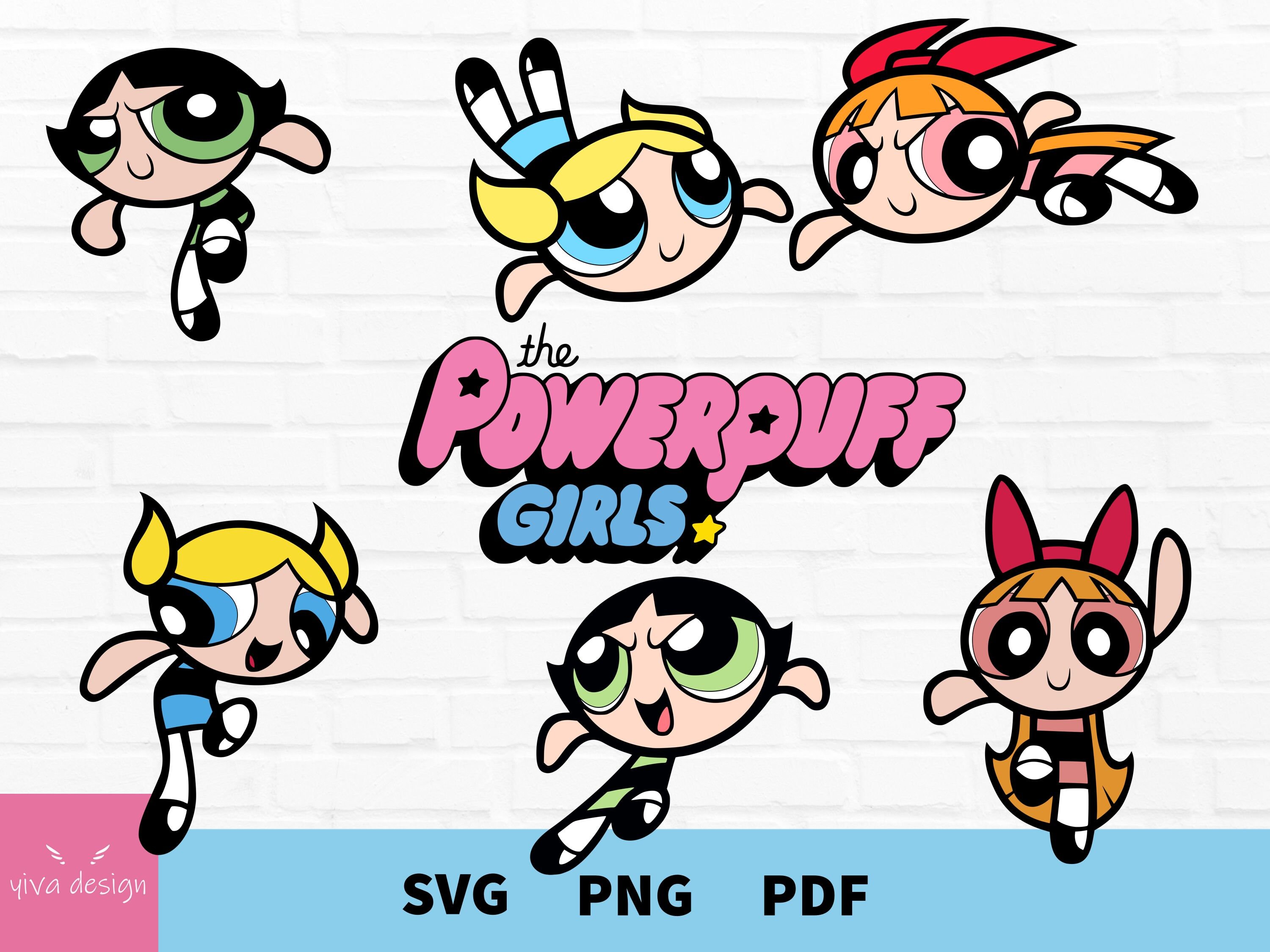 Powerpuff Girls En Powerpuff Girls Logo Svg Eps Ai Voor Etsy Images