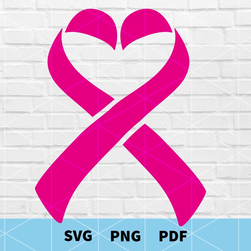 Cancer Ribbon Svg - Etsy