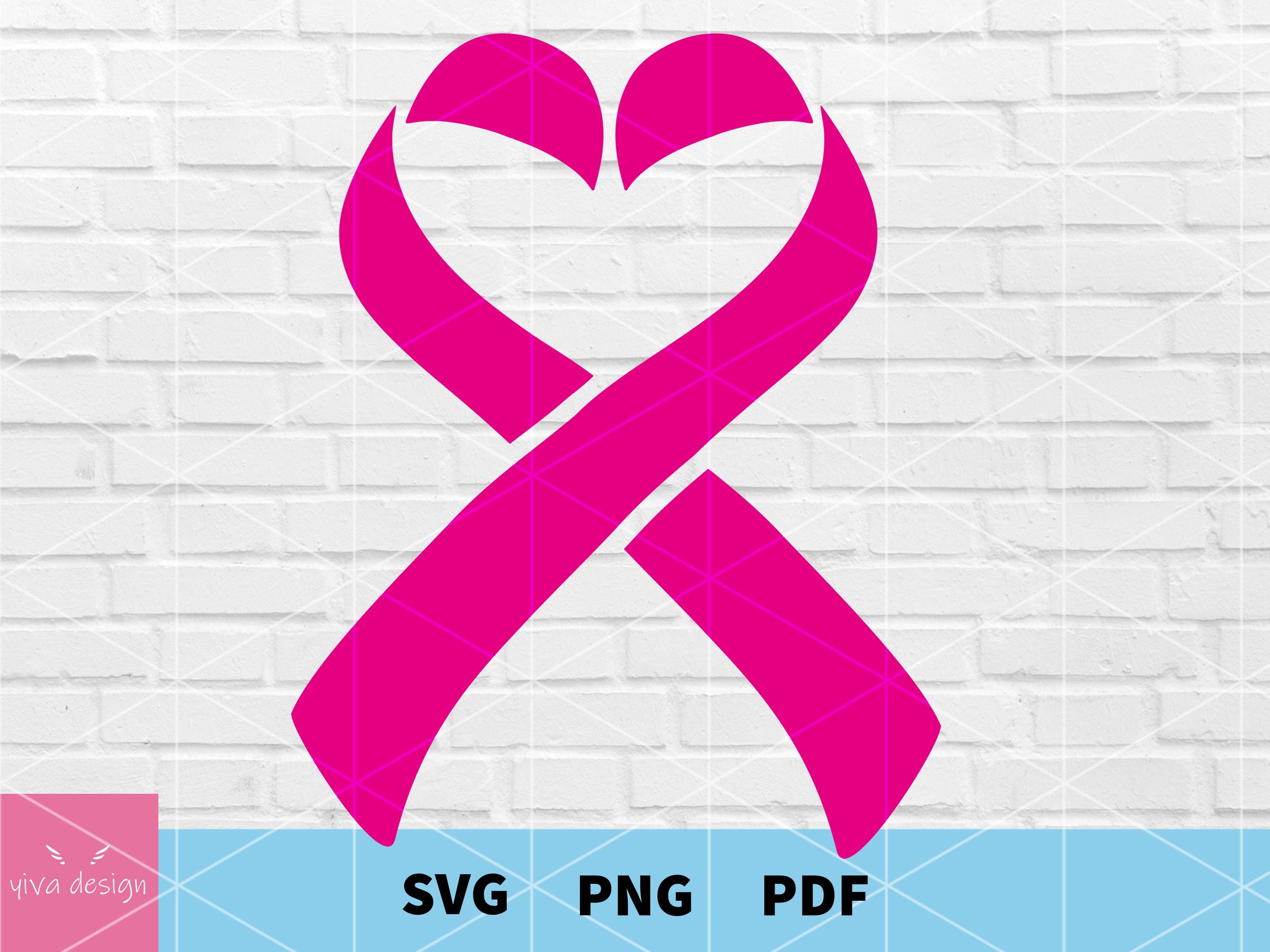 Cancer Ribbon Svg Cancer Ribbon Svg Awareness Ribbon Svg - Etsy