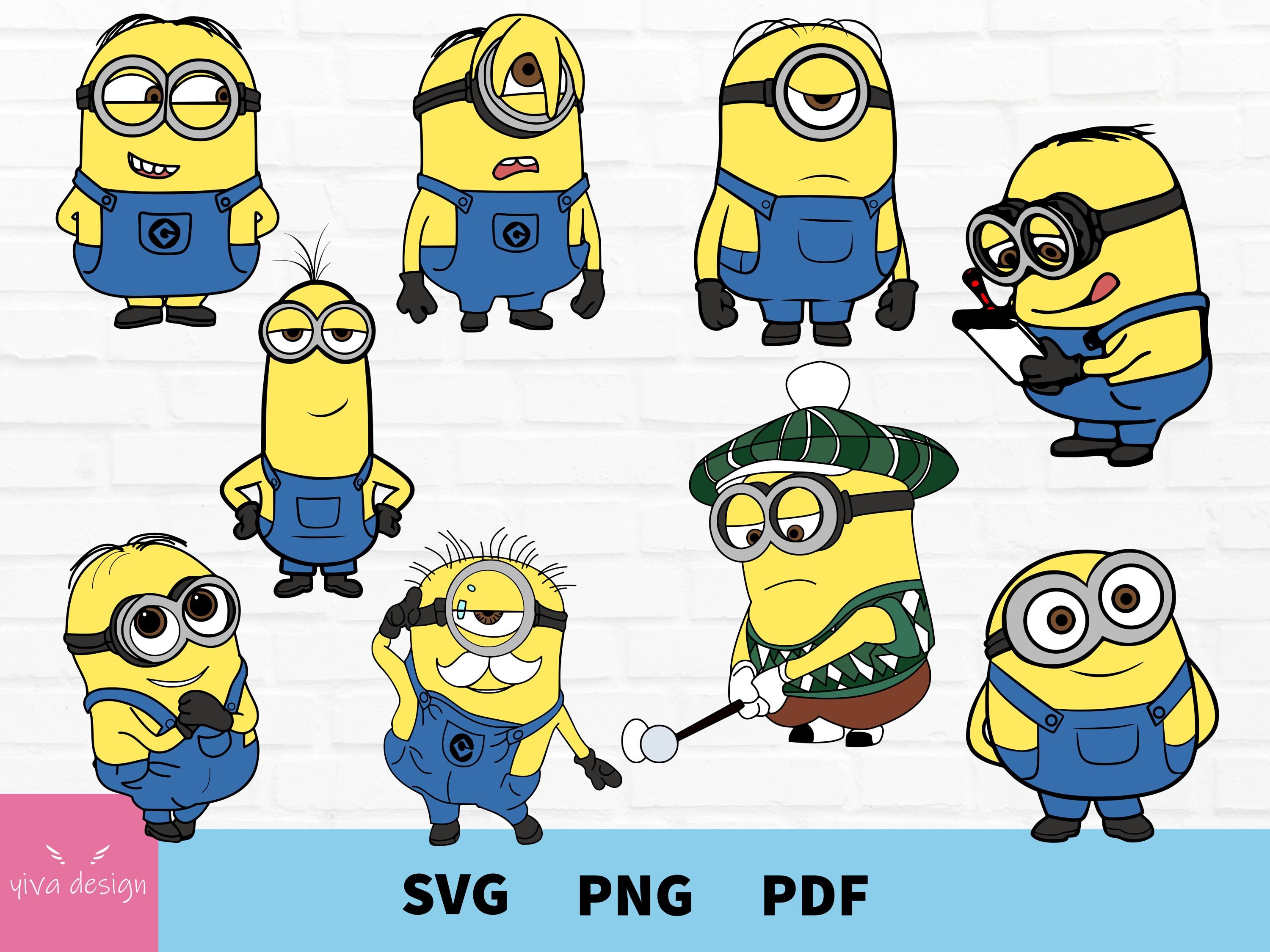 Minion Svg Bundle Minions Svg Minion Svg Minion Tom Svg | Etsy