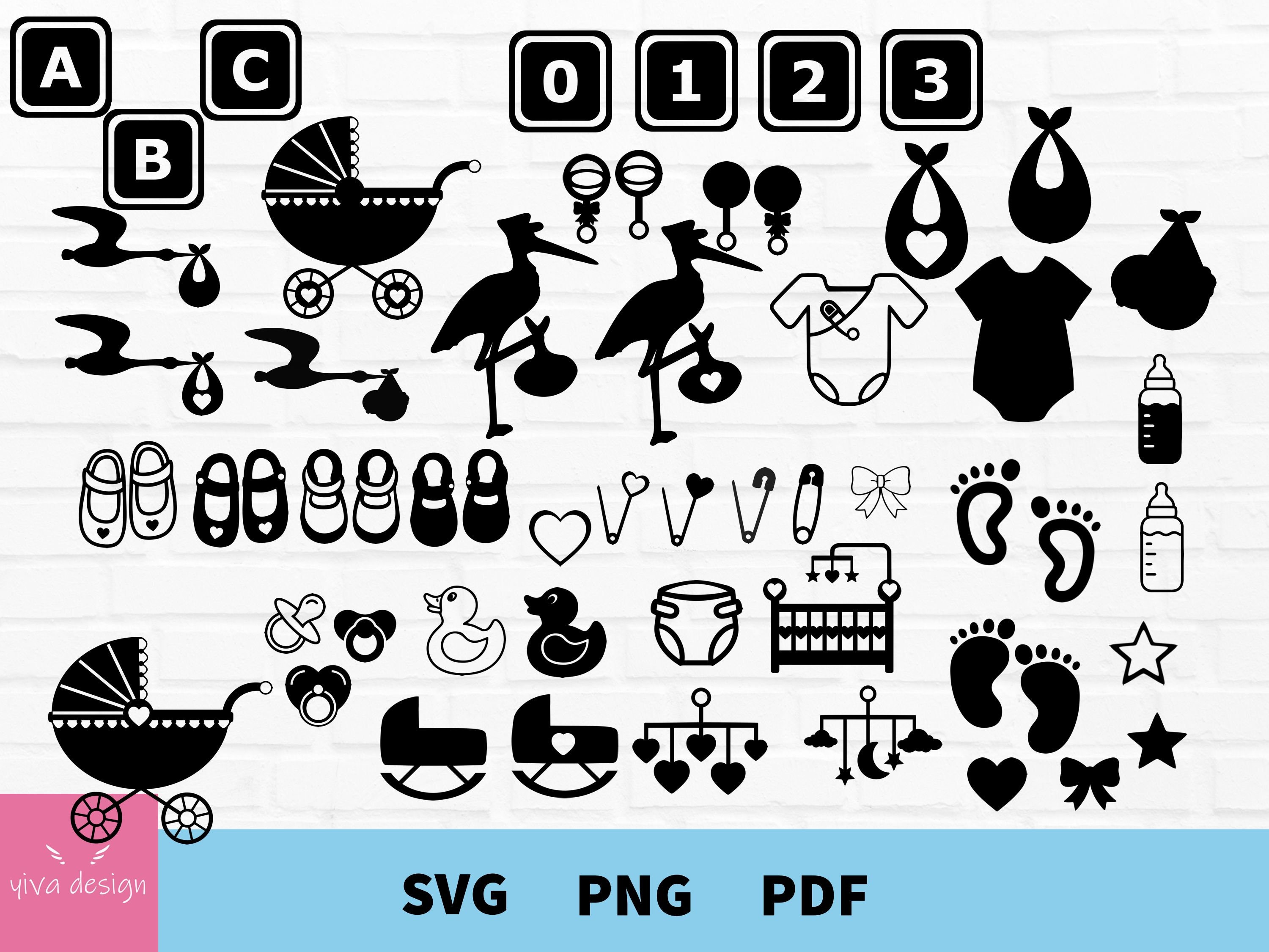 Baby Shower SVG Files New Baby Svg Cutting Files Svg Png - Etsy
