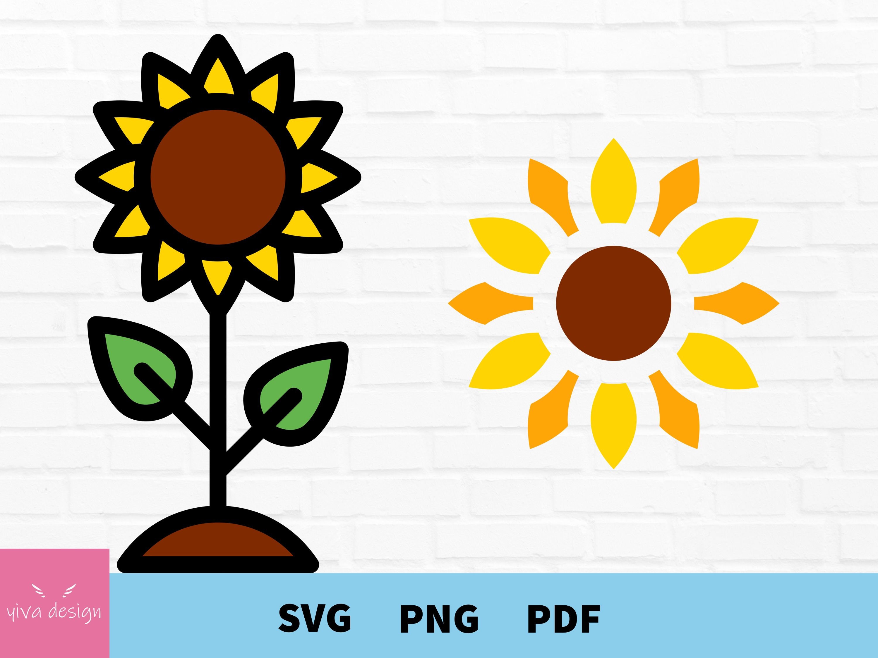 Sunflower Svg Sunflowers Svg Sunflower Bundle Svg Split - Etsy
