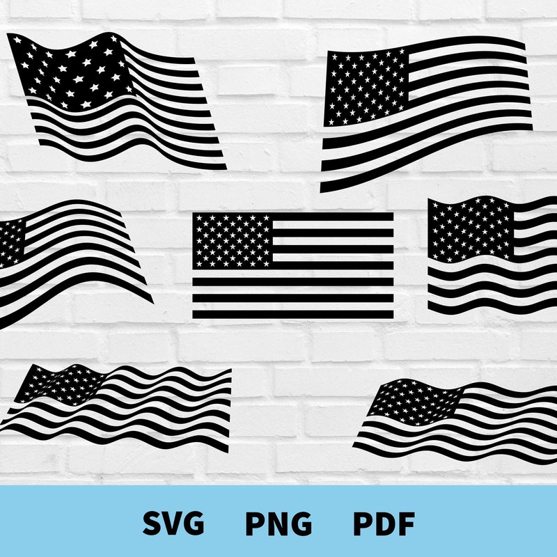 American Flag Svg - Etsy