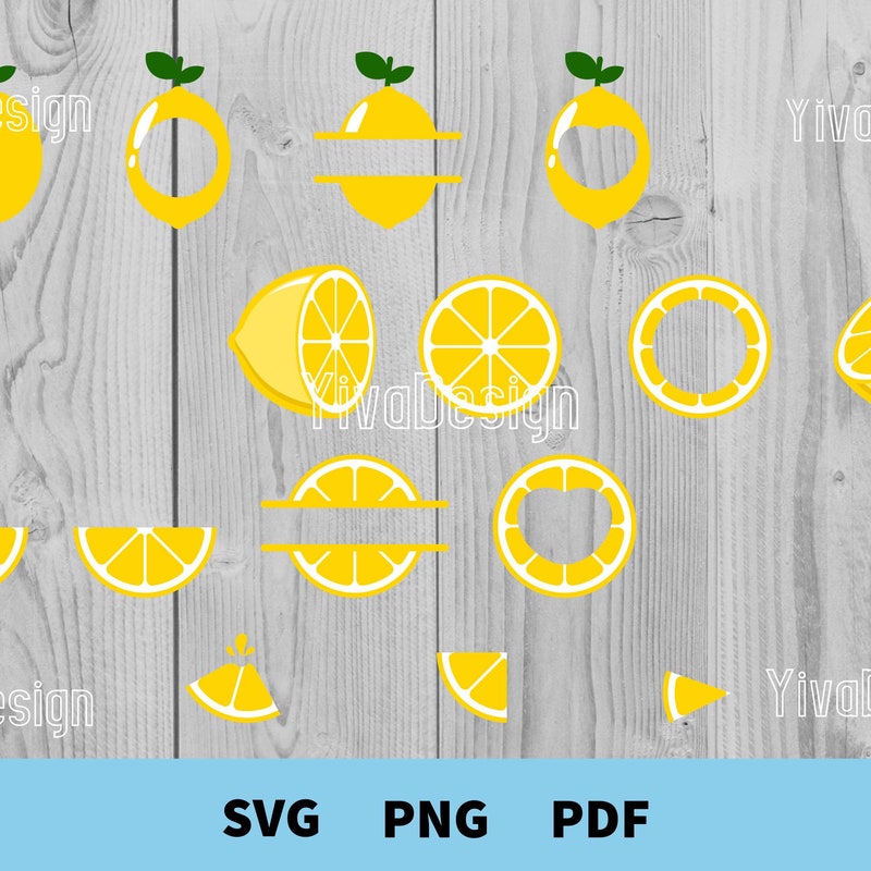 Lemon Svg - Etsy