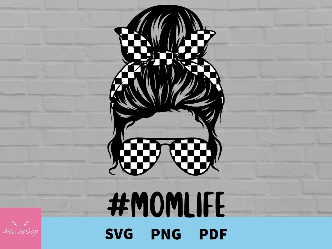 Racing Messy Bun Svg Racing Mom Life Svg Racing Life Svg - Etsy