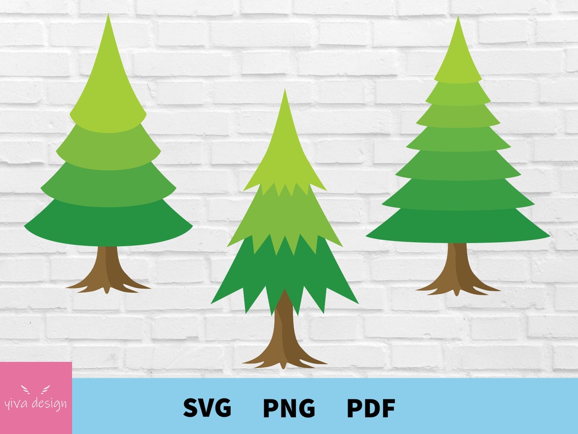 Christmas Tree Svg Pine Tree Svg Christmas Tree Svg Bundle - Etsy