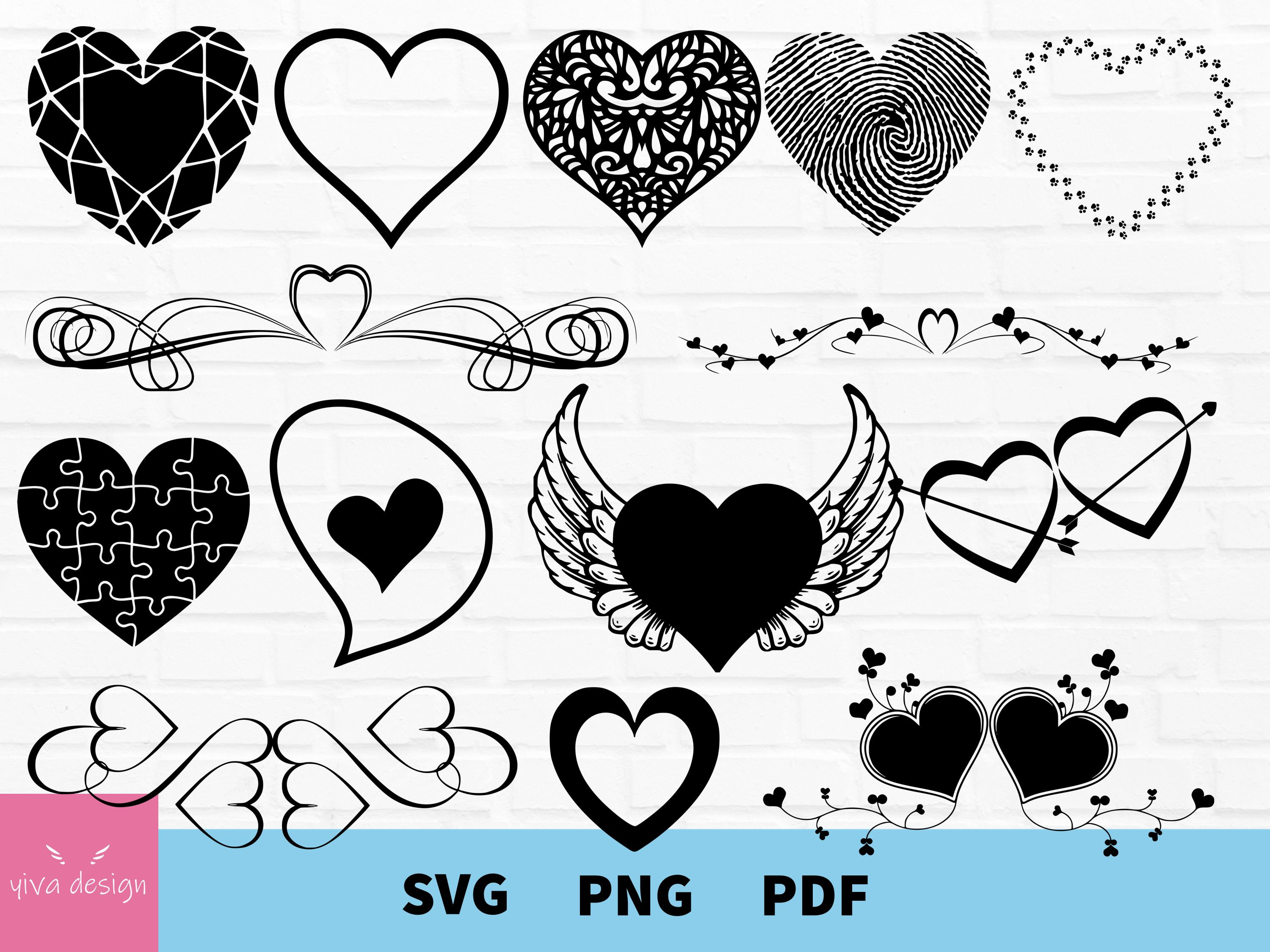 83 Herz Svg Bundle Herz Svg Herzen Svg Liebe Svg Herz | Etsy