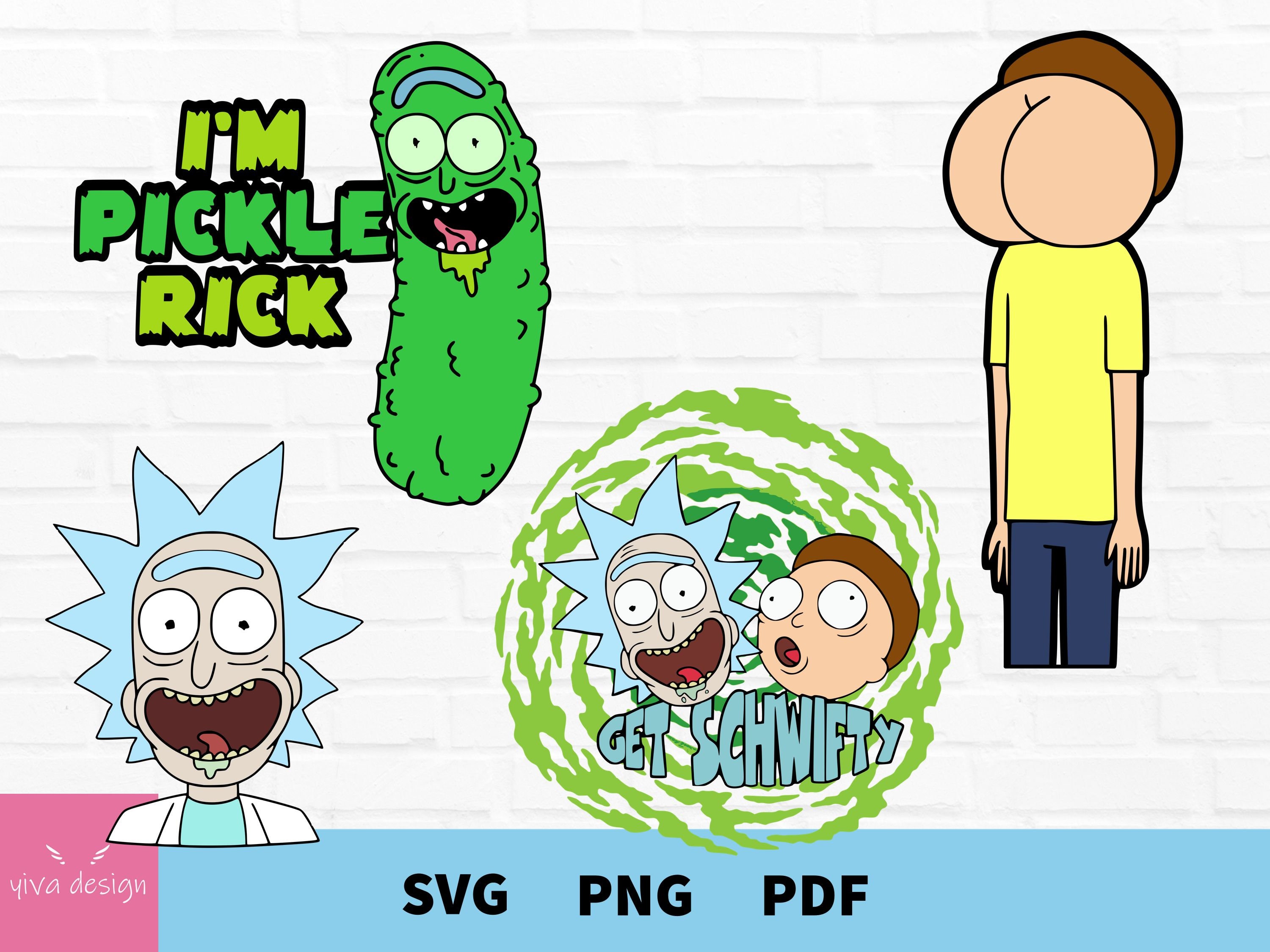 Rick and Morty Svg Rick and Morty Clipart Rick and Morty Cut | Etsy