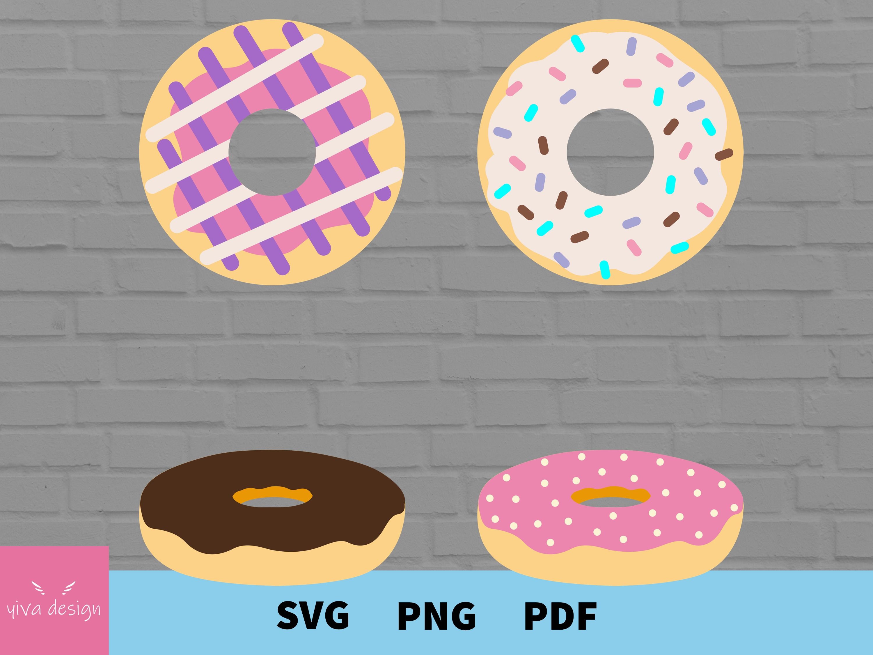 20 Donut Svg Donut Svg Bundle Doughnut Svg Sprinkle Svg - Etsy Canada