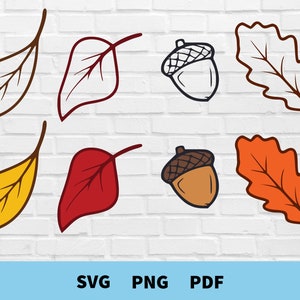 Fall Leaves Svg Autumn Leaves Svg Commercial Use Svg Fall | Etsy