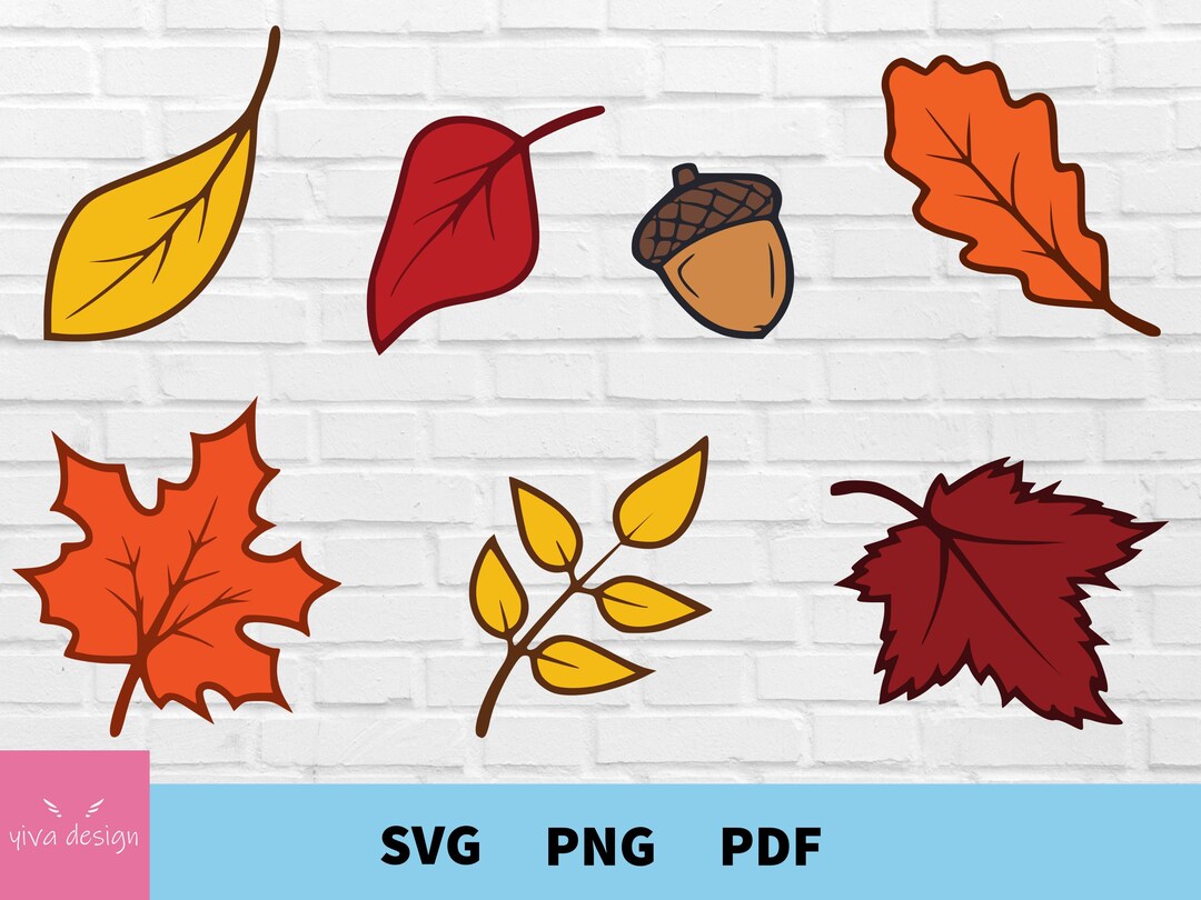 Fall Leaves Svg, Autumn Leaves Svg, Commercial Use Svg, Fall Leaves ...
