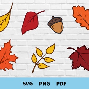 Fall Leaves Svg Autumn Leaves Svg Commercial Use Svg Fall | Etsy