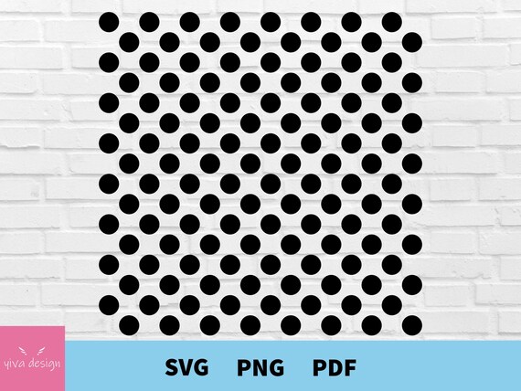 Polka Dot Pattern Svg Seamless Polka Dot Pattern Cut Files - Etsy
