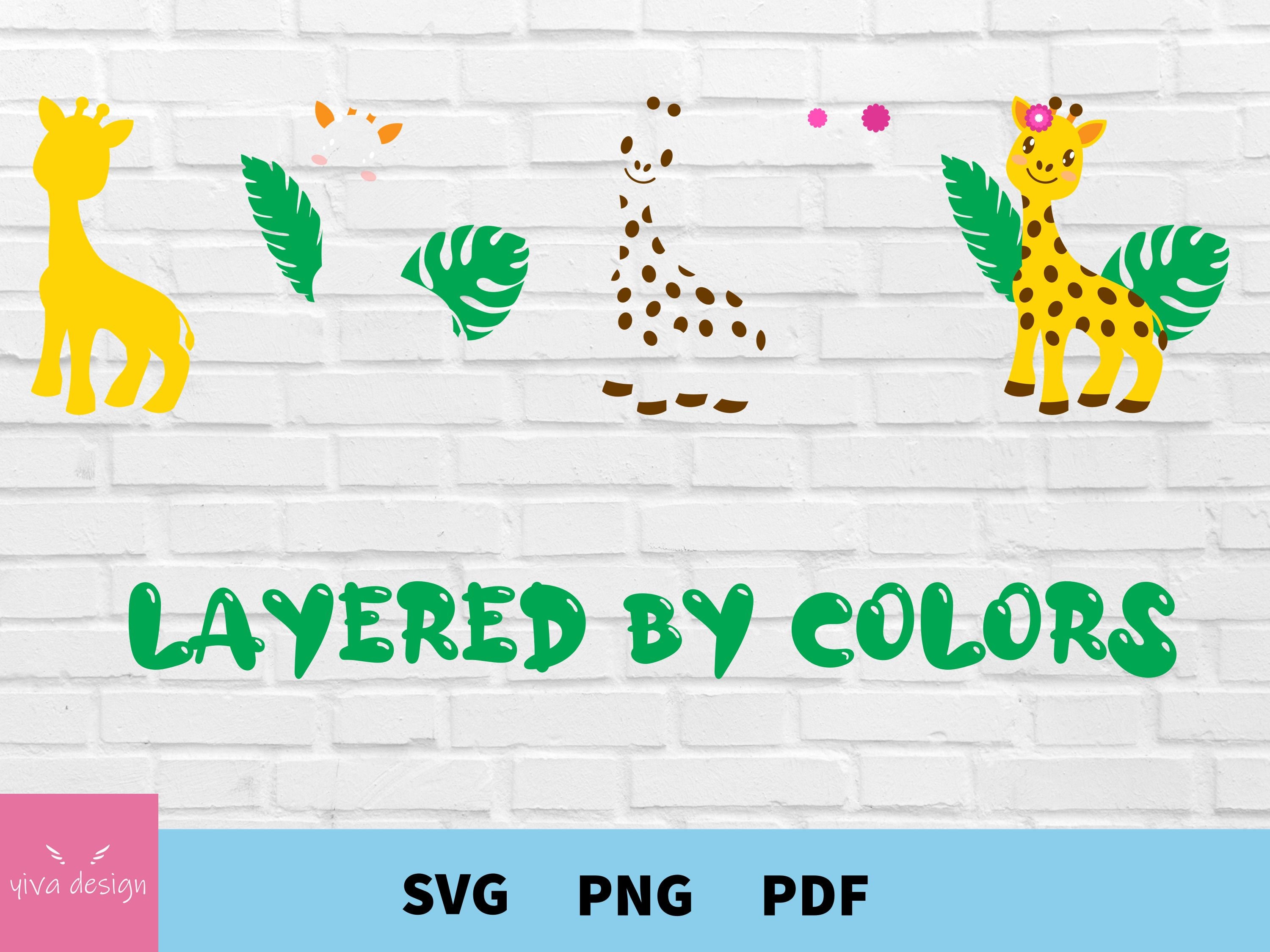 Cute Baby Giraffe SVG Giraffe Cut File for Cricut Silhoutte - Etsy