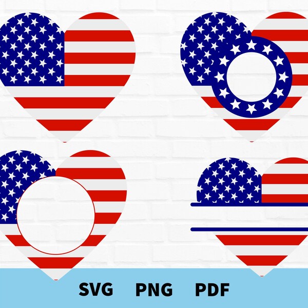 Split American Flag Svg - Etsy