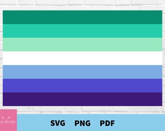 LGBTQ Flag SVG Pride PNG - Etsy