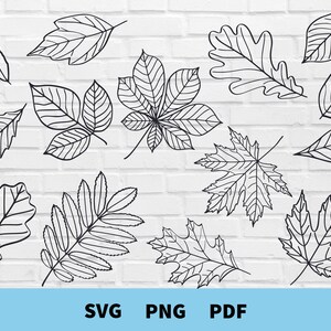 Fall Leaves Svg Autumn Leaves Svg Commercial Use Svg Fall - Etsy