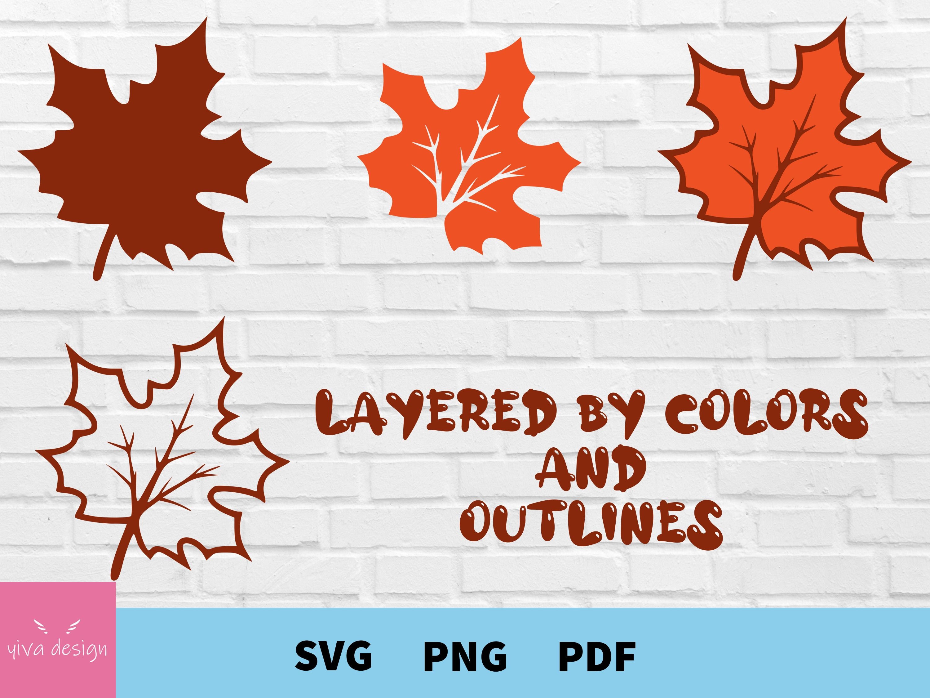 Fall Leaves Svg Autumn Leaves Svg Commercial Use Svg Fall | Etsy