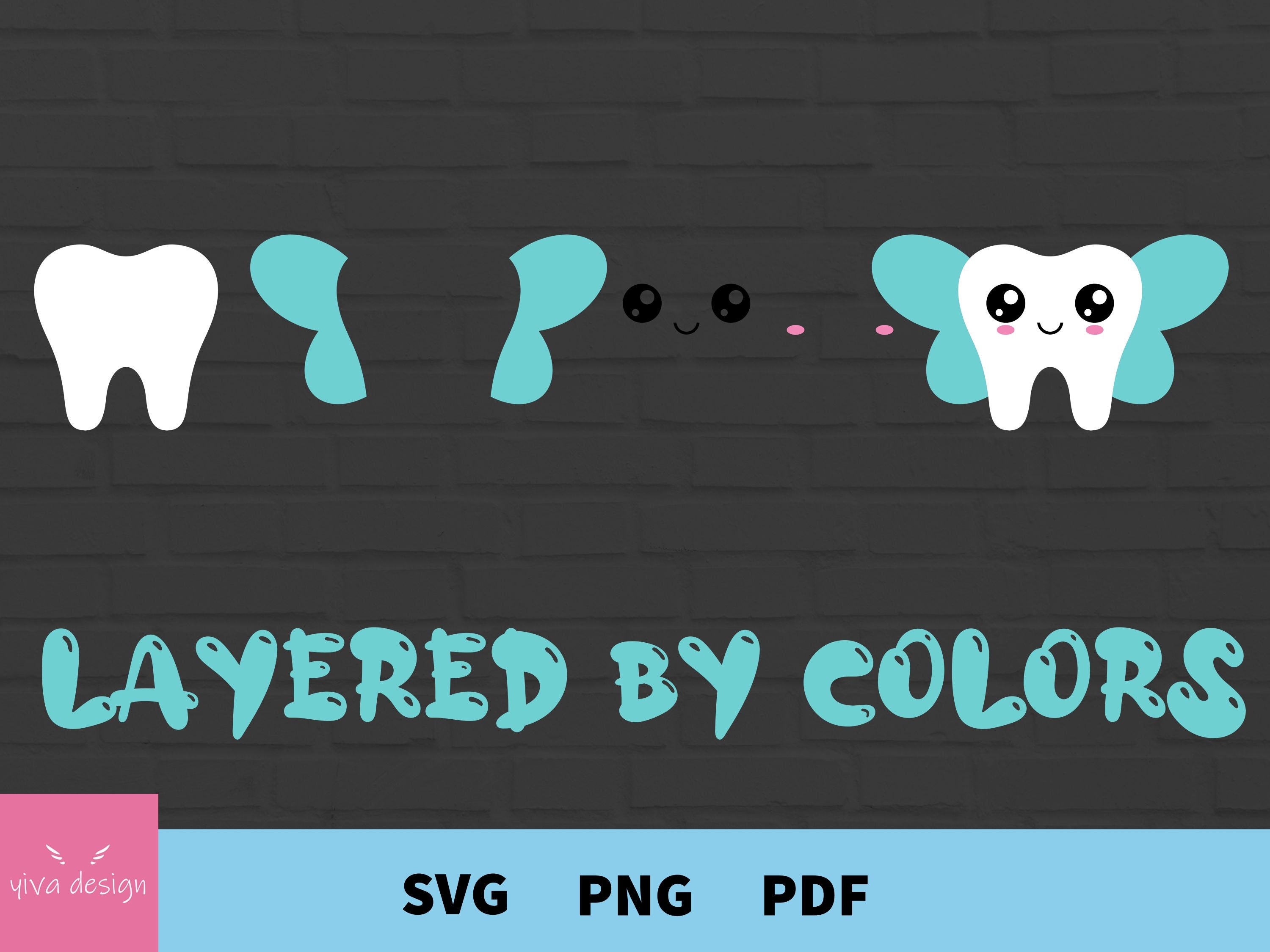 Tooth Fairy Svg Bundle Tooth Fairy Svg Tooth With Bow Svg | Etsy