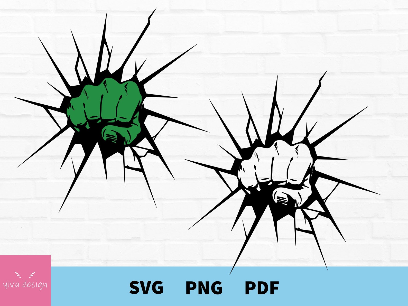 Hulk Svg Incredible Hulk Svg Marvel SvgHulk Fist Svg Hulk | Etsy