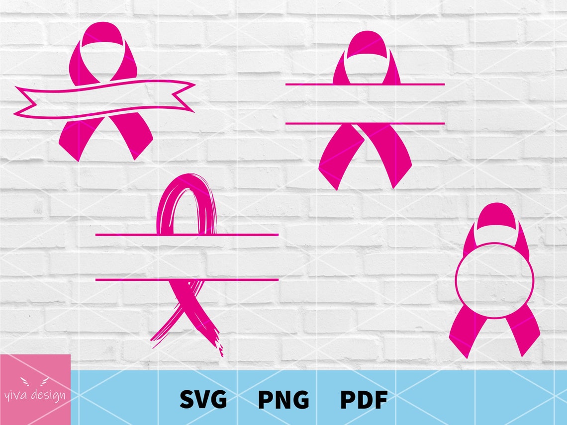 Cancer Ribbon Svg Bundle Cancer Ribbon Svg Awareness Ribbon - Etsy