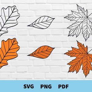 Fall Leaves Svg Autumn Leaves Svg Commercial Use Svg Fall - Etsy