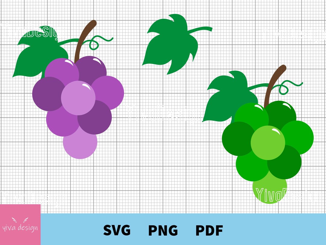 Grapes Svg Bundle, Grapes Clipart, Grapes Cut Files for Cricut ...