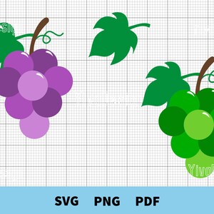 Grapes Svg Bundle, Grapes Clipart, Grapes Cut Files for Cricut ...