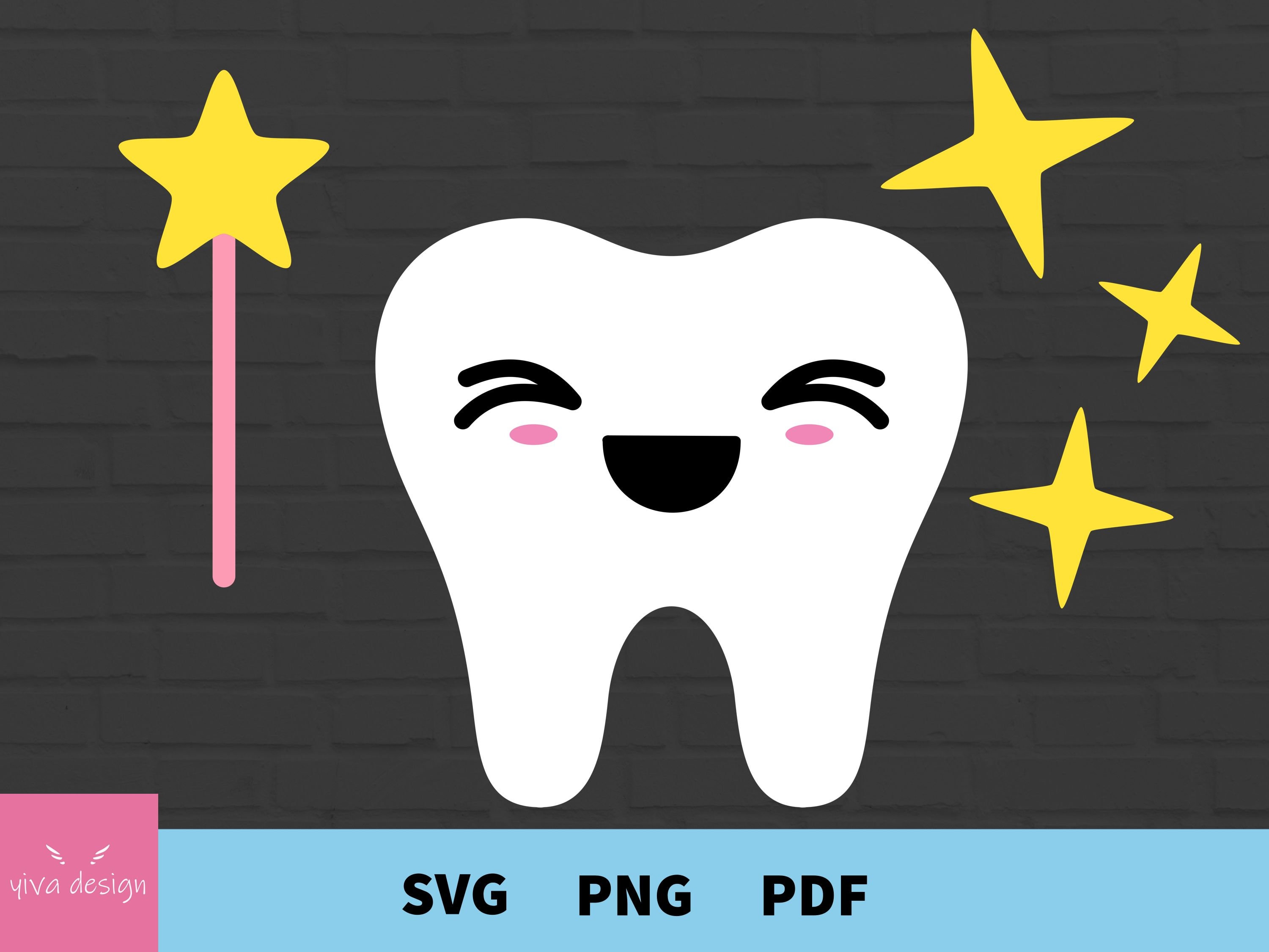 Tooth Fairy Svg Bundle Tooth Fairy Svg Tooth With Bow Svg - Etsy