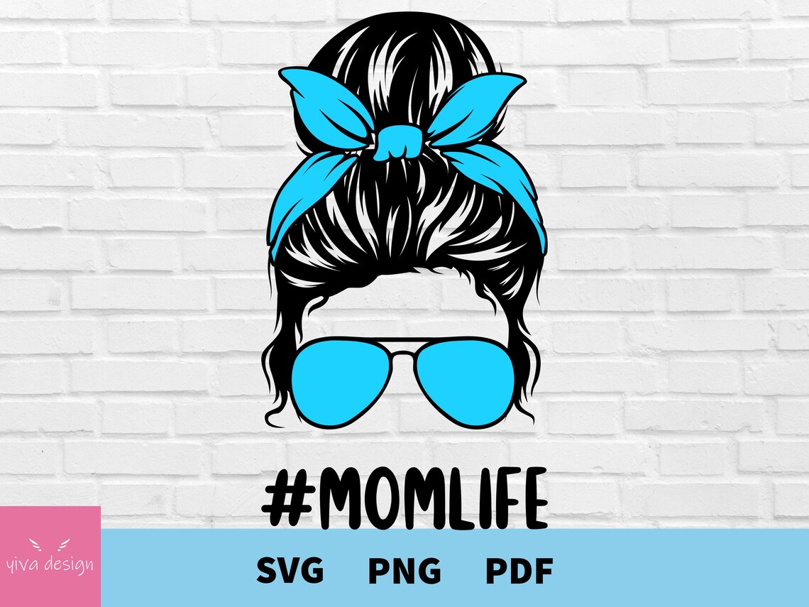 Mom Life Kid Life Svg Mom Life Svg Mom Life Cut Files Messy - Etsy