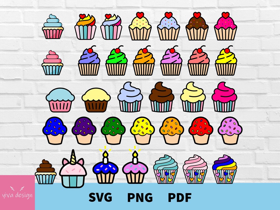 Cupcake SVG, Cupcake Cutting Files, Dessert Cupcake Svg, Cup Cake Svg ...
