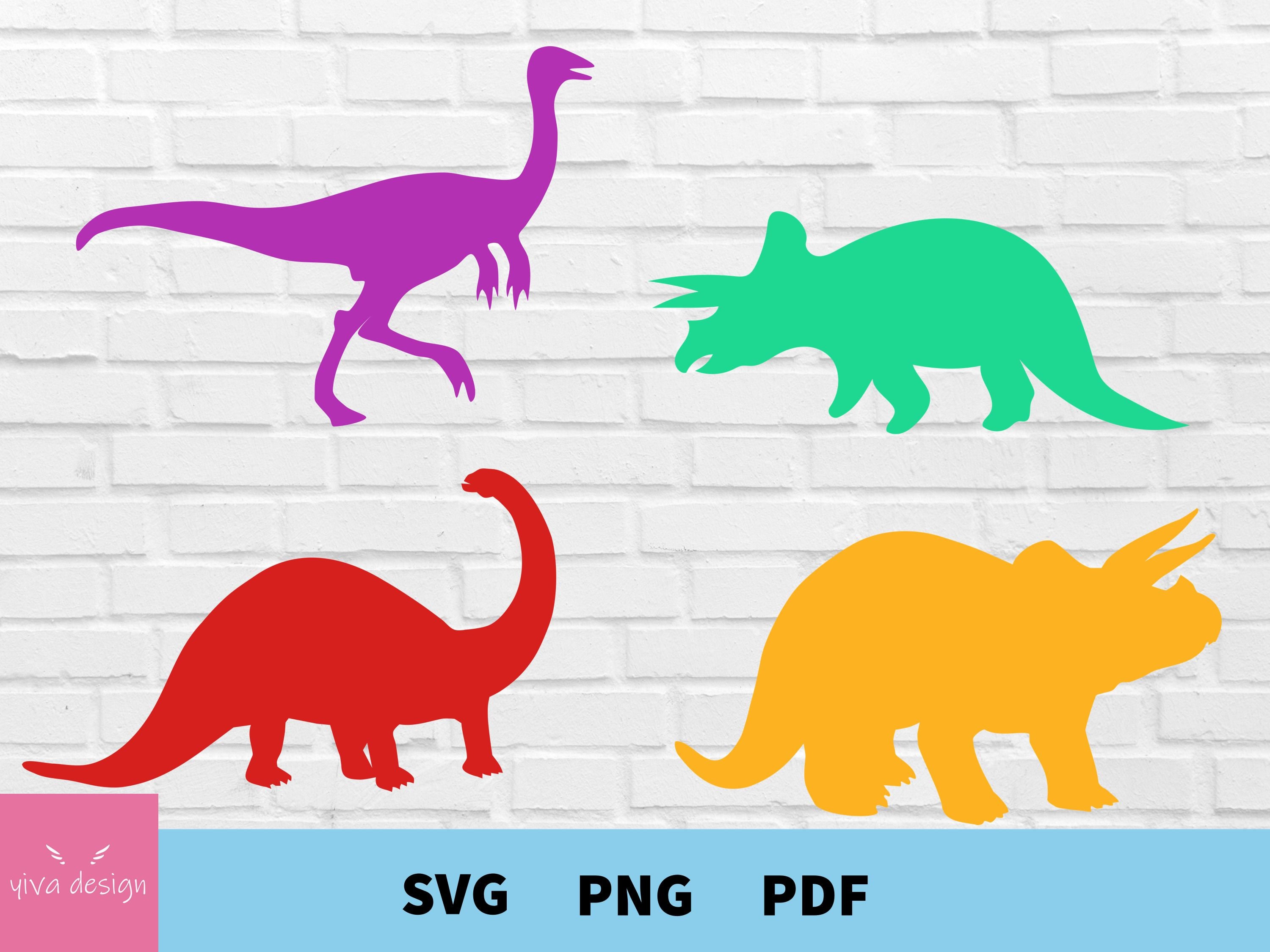 Dinosaur Svg Dinosaur Svg Bundle Dinosaur Svg Files for - Etsy