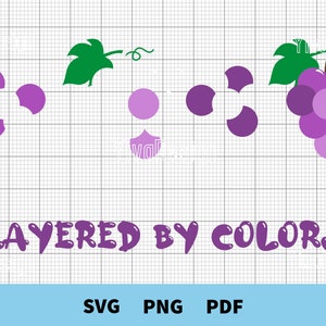 Grapes Svg Bundle Grapes Clipart Grapes Cut Files for - Etsy