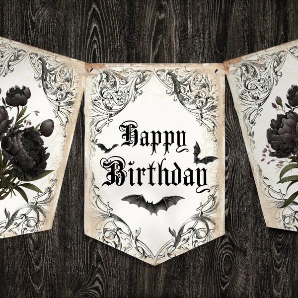 Gothic 50th Birthday - Etsy