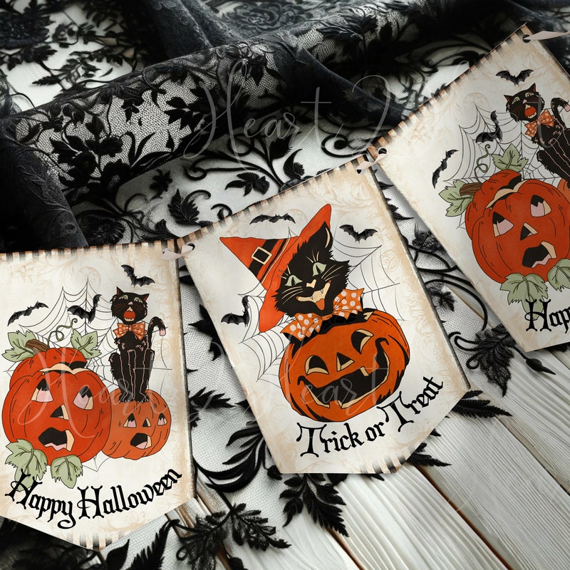 Halloween Bunting - Etsy