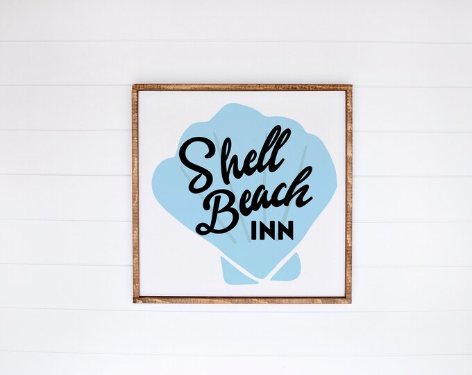 Shell Beach Inn SVG, Beach Cutting Files, Vintage Signs, Summer, Sea ...