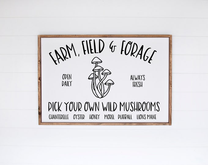 Farm Field and Forage SVG, Mushroom, Fall Farmhouse Cutting Files ...