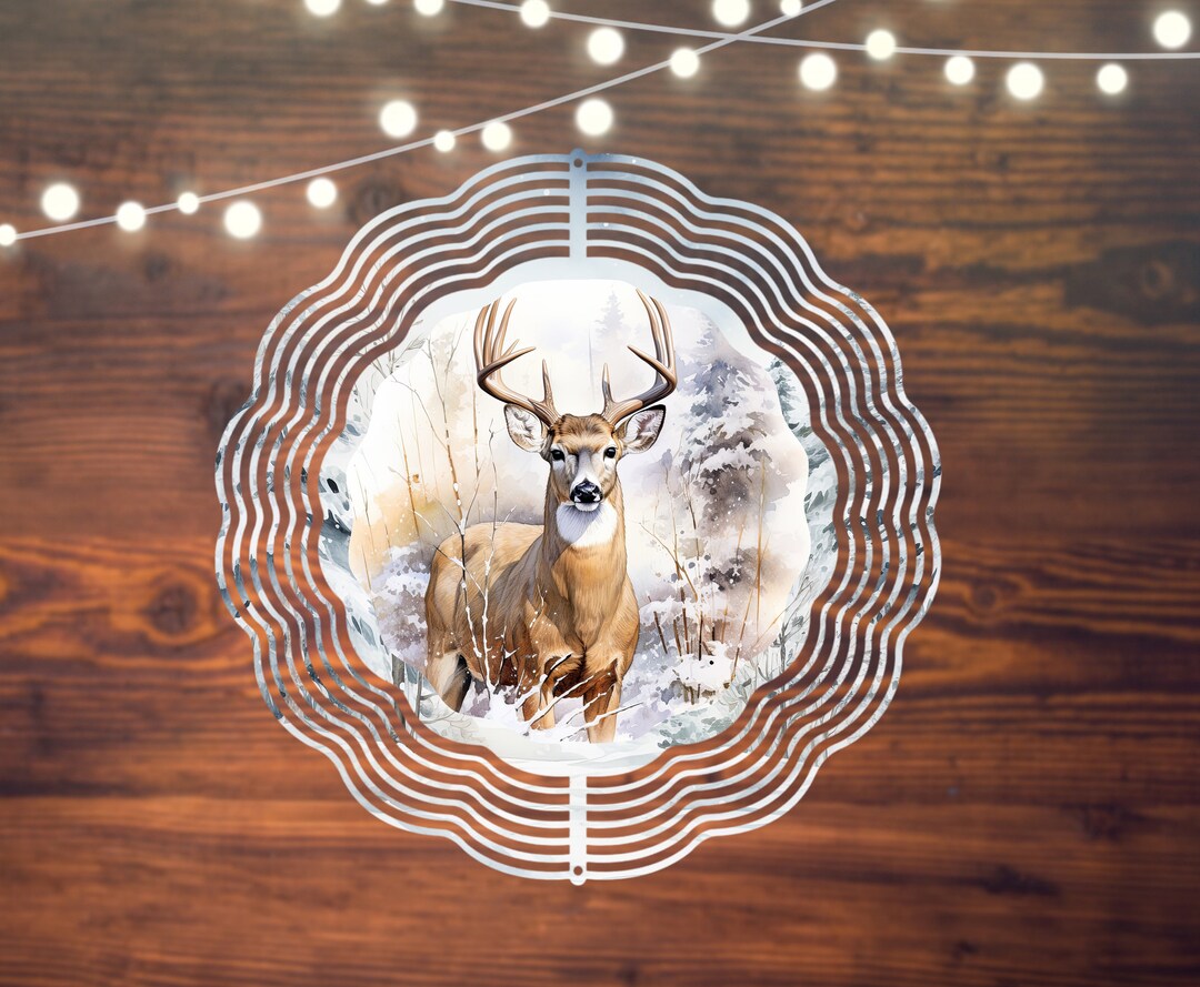 Deer Wind Spinner | Winter Deer Wind Spinner | Winter Wind Spinner | 6 ...