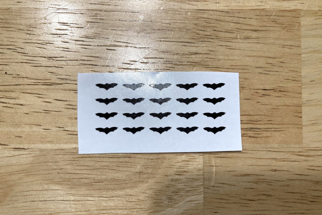 Bat Nail Decals | Halloween Nail Decals | Nail Decals - Etsy