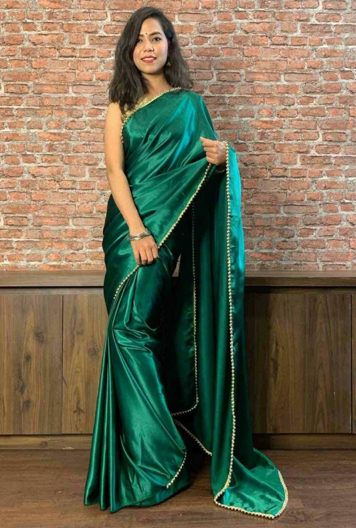 Ready to Wear Saree Stitched Saree Pleated Saree Readymade - Etsy