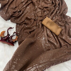 Full Sequence Saree Sequins Sari Usa Uk Party Wear Sequence Saree ...