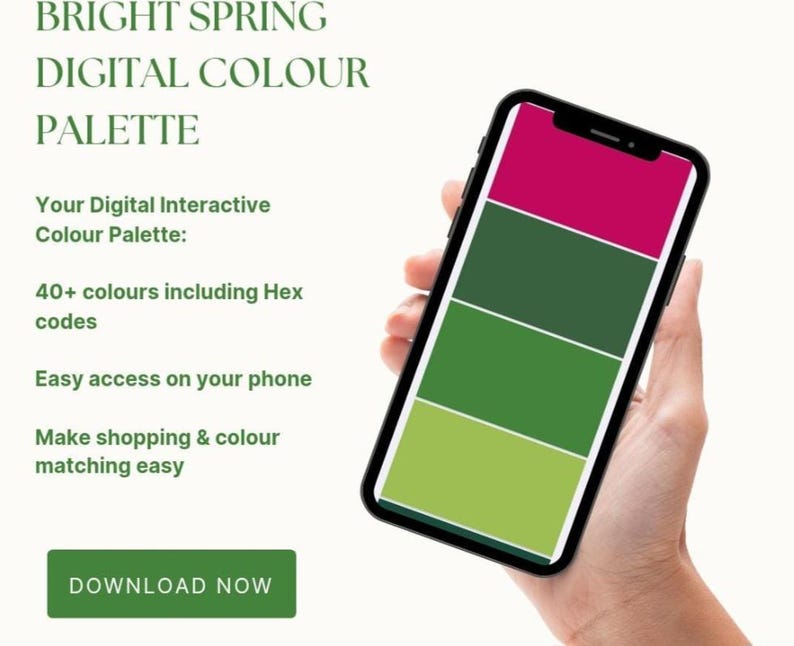 Bright Spring Color Palette & Makeup Palette | Seasonal Color Analysis ...