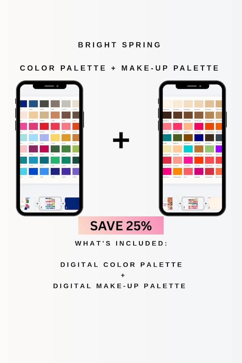 Bright Spring Color Palette & Makeup Palette | Seasonal Color Analysis ...