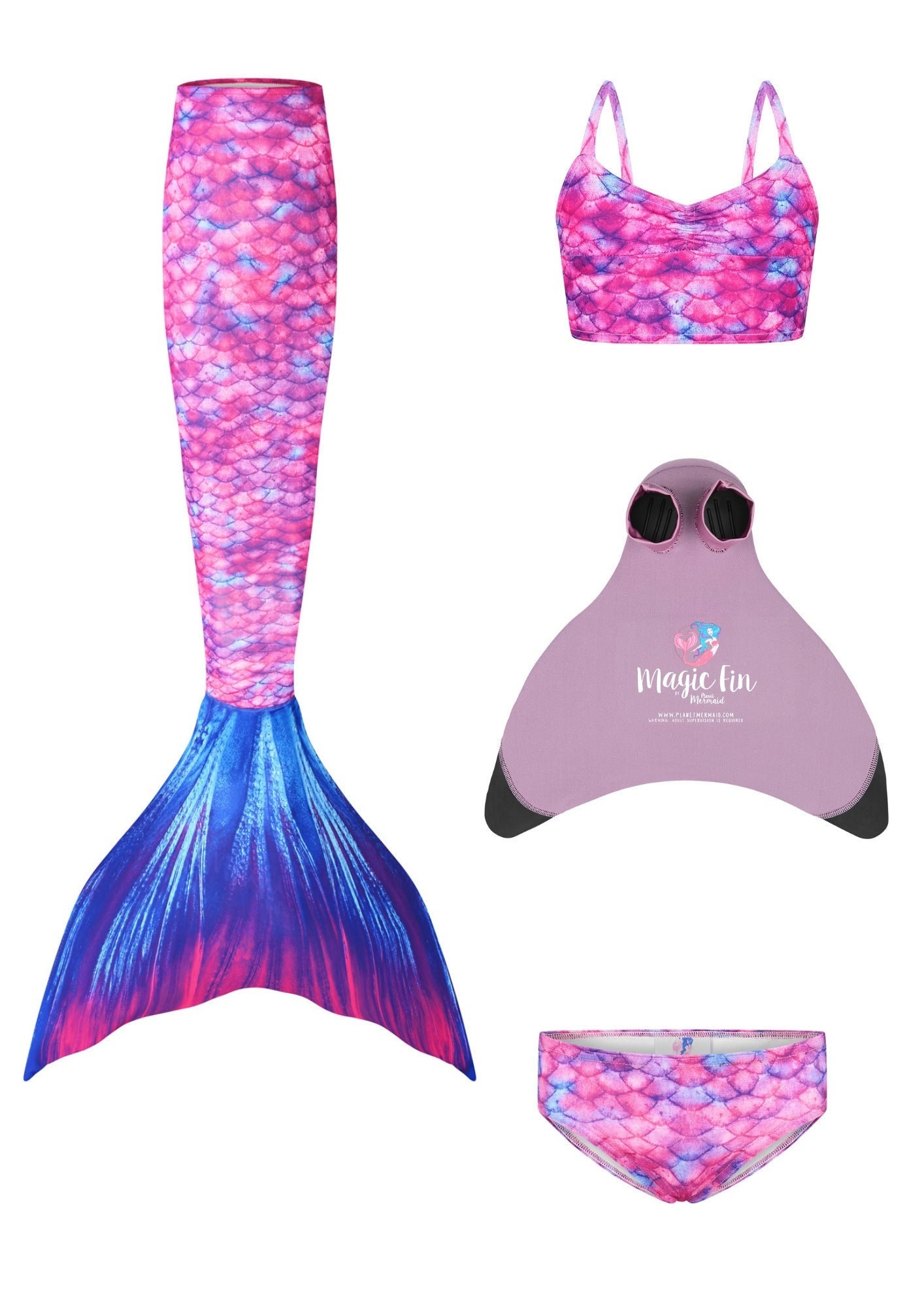 Mermaid Tails For Kids Pink