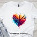 Basketball Heart Svg Png, Basketball Svg Png DTF Clipart, Basketball ...